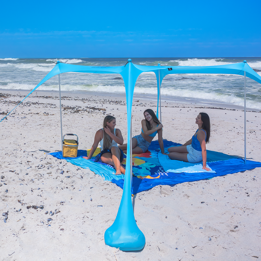 4 Person Pop Up Beach Tent Sun Shelter | Sun Ninja